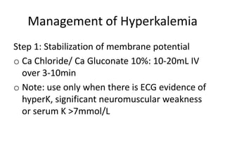 Hyperkalemia | PPTX