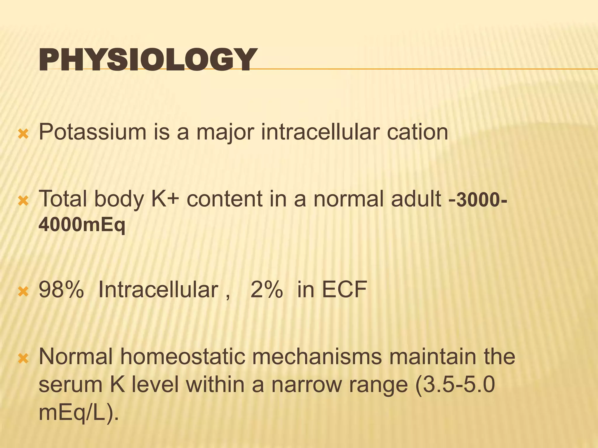Hyperkalemia | PPTX