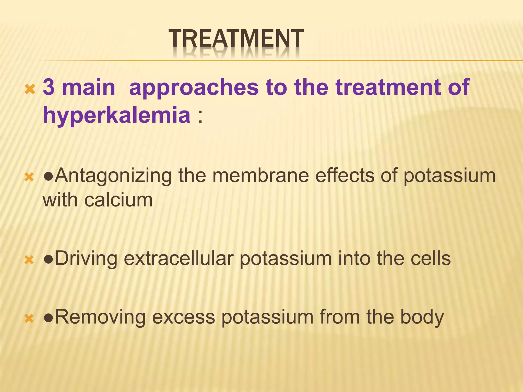 Hyperkalemia | PPTX