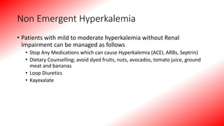 Management of Hyperkalemia | PPTX