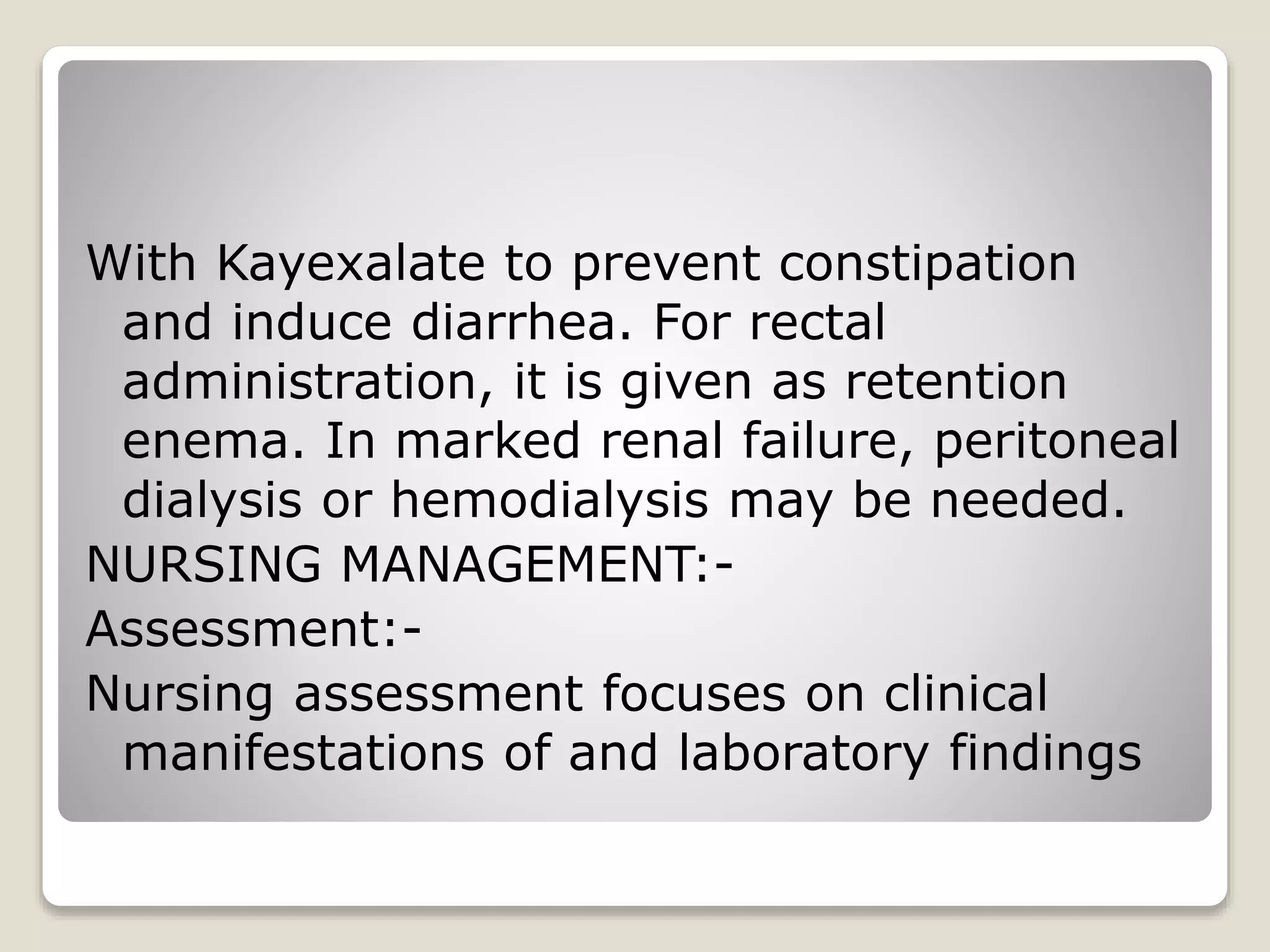 Hyperkalemia | PPTX