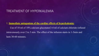 HYPERKALEMIA ppt Harrison based............ | PPTX
