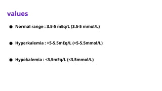 Hyperkalemia harrison based concepts theory | PPTX