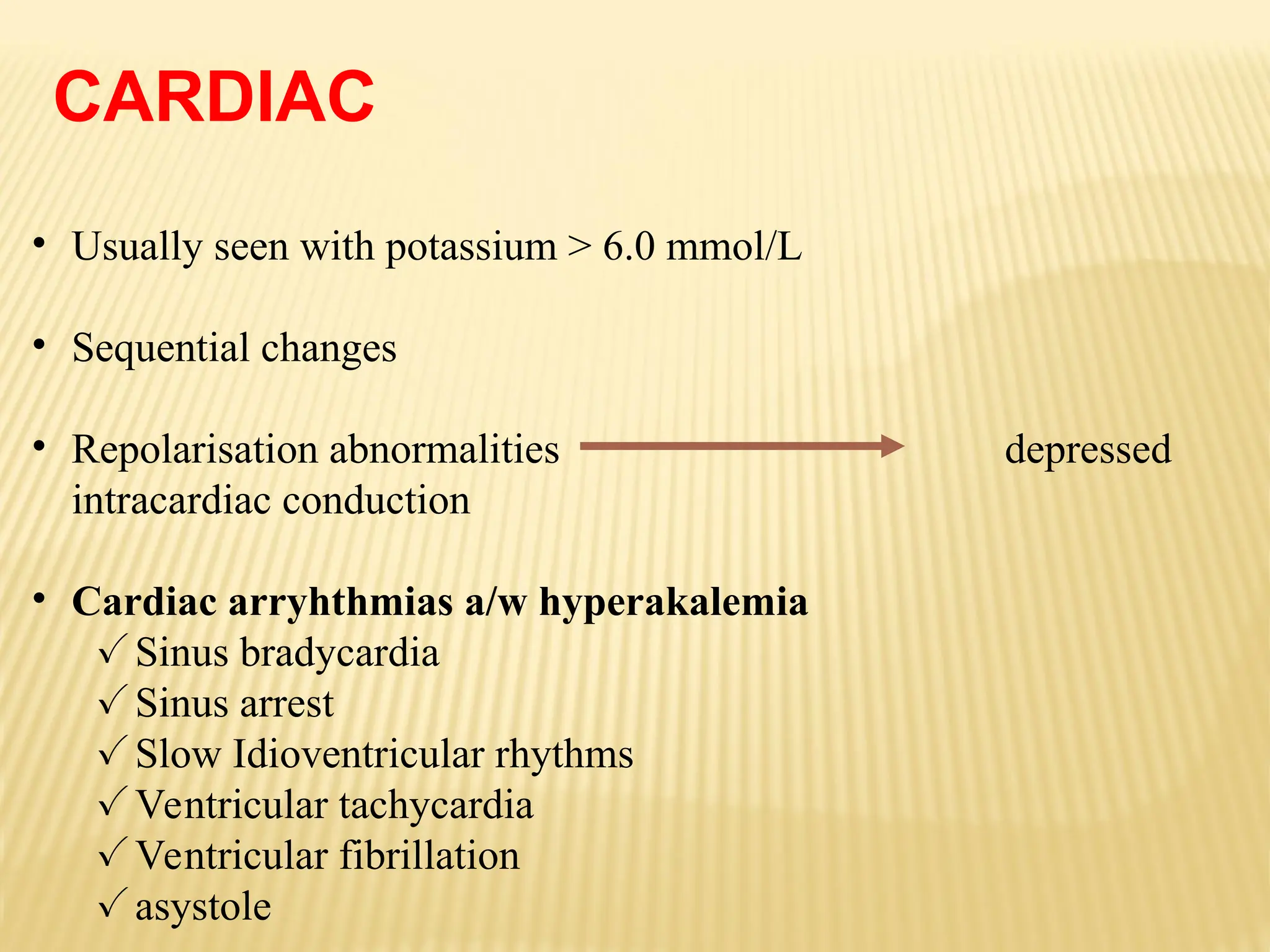 Hyperkalemia clinical manifestations and | PPT