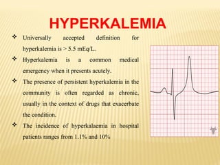 Hyperkalemia clinical manifestations and | PPT