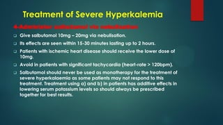 Hyperkalemia | PPT