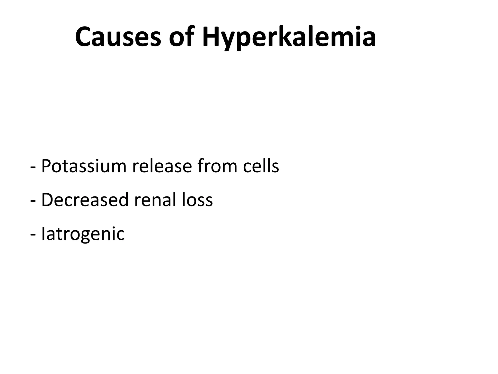 ACUTE MANAGEMENT OF Hyperkalemia | PPT