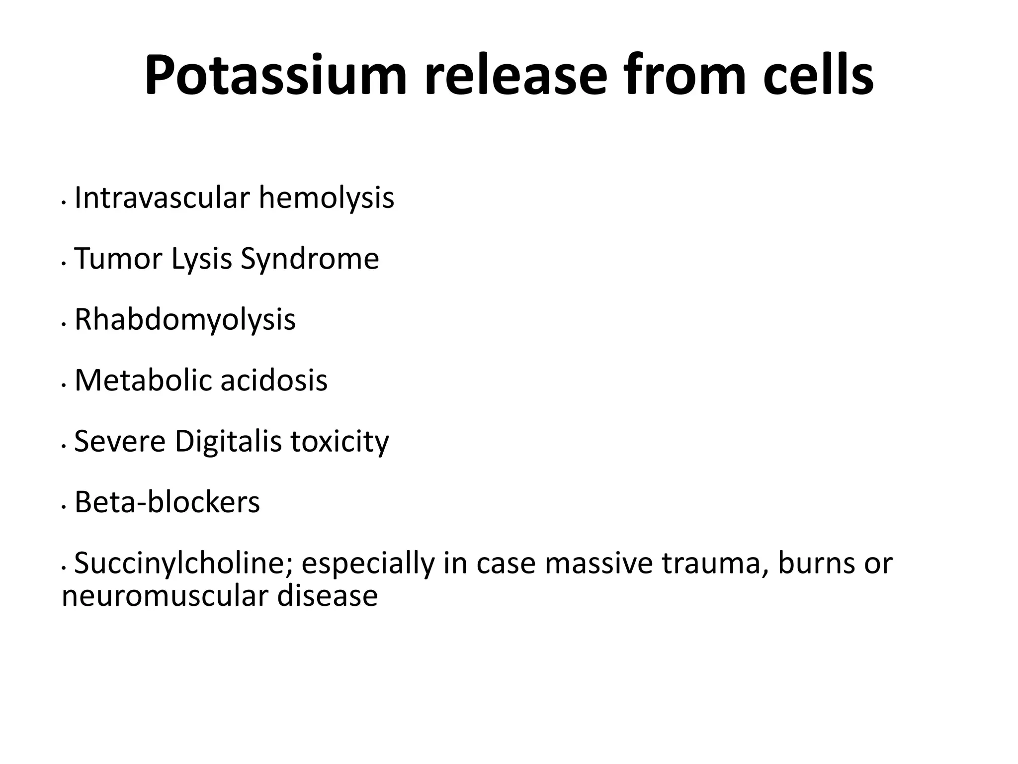 ACUTE MANAGEMENT OF Hyperkalemia | PPT