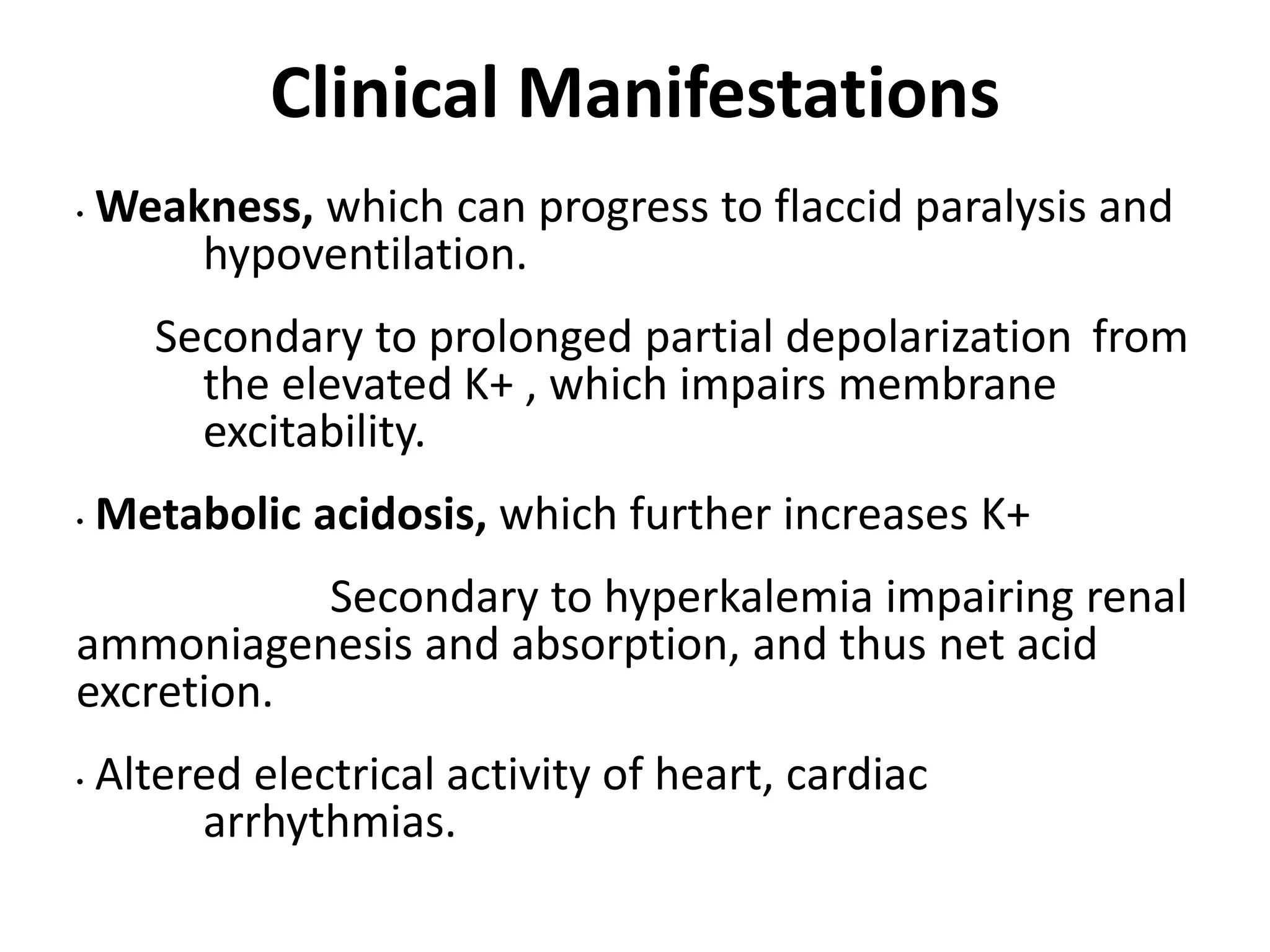 ACUTE MANAGEMENT OF Hyperkalemia | PPT