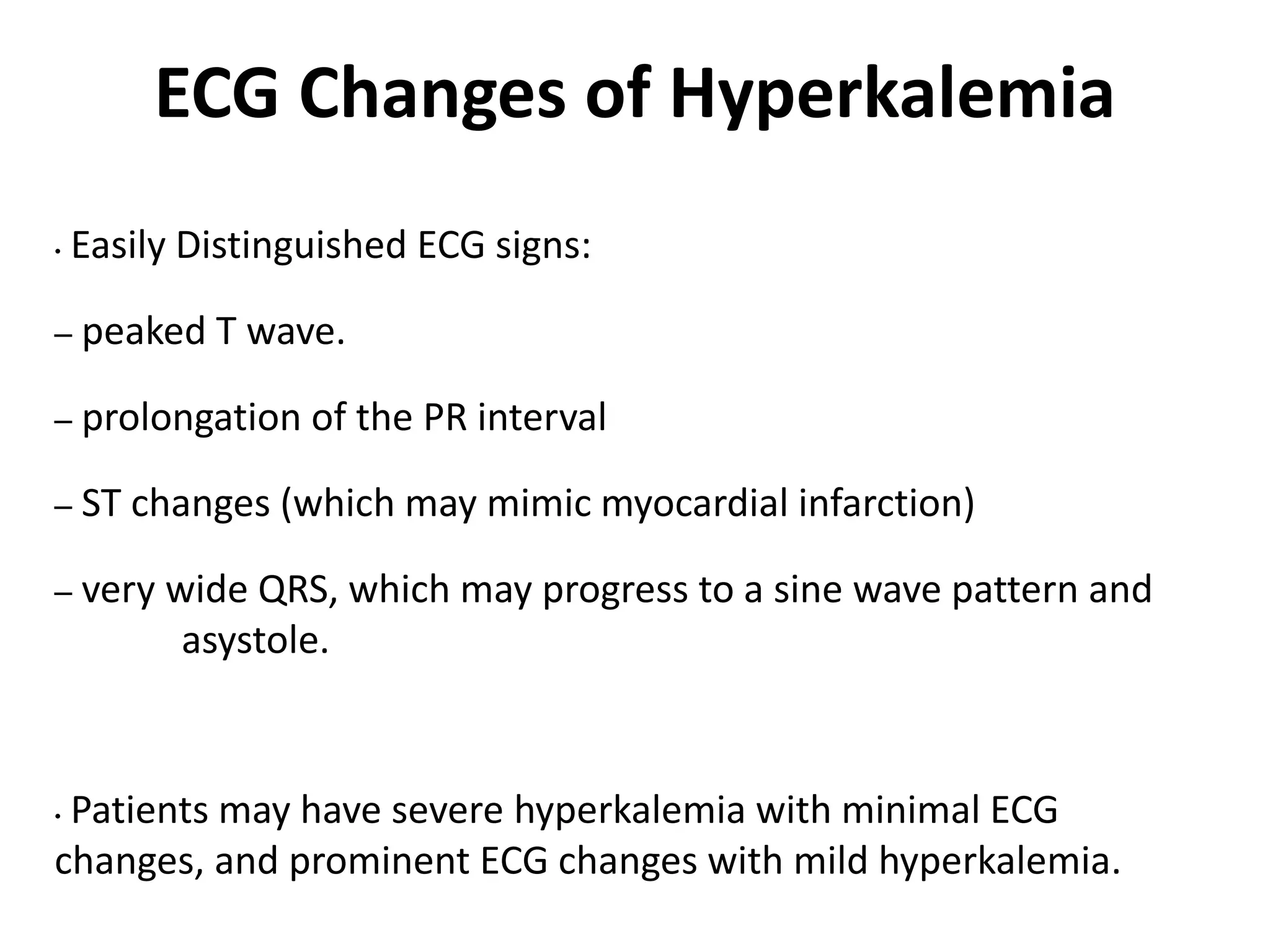 ACUTE MANAGEMENT OF Hyperkalemia | PPT