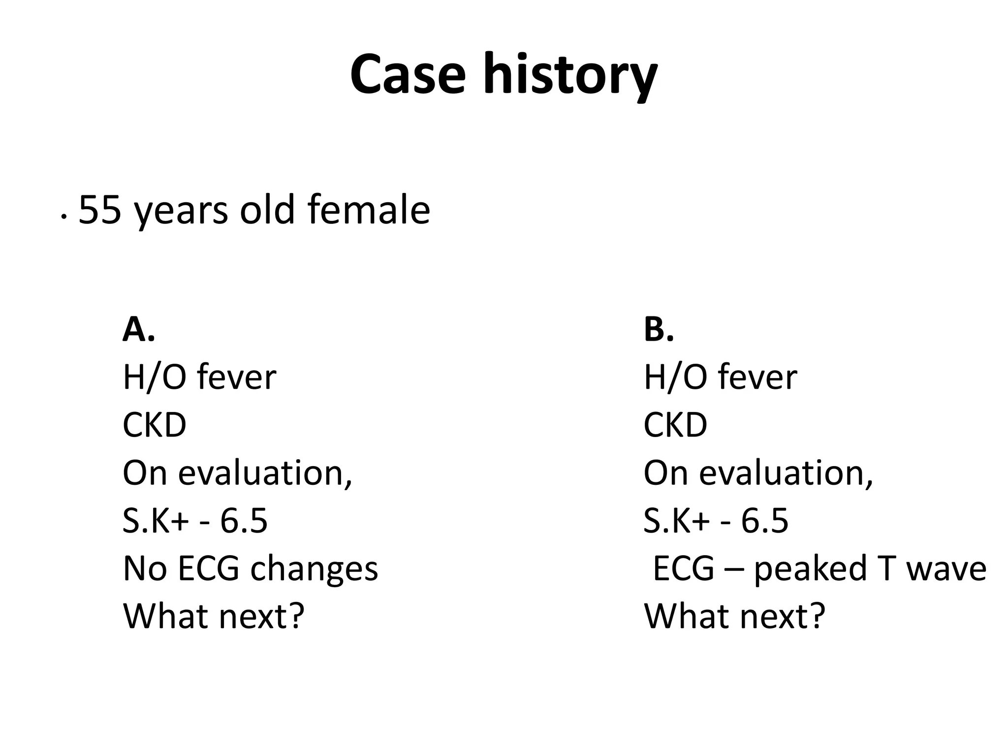 ACUTE MANAGEMENT OF Hyperkalemia | PPT