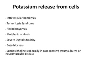 ACUTE MANAGEMENT OF Hyperkalemia | PPT