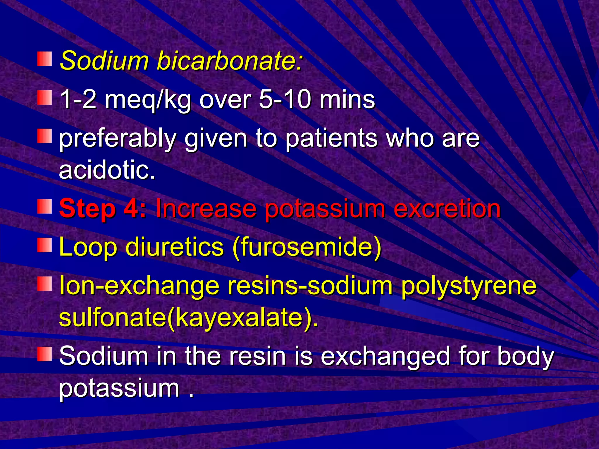 Hyperkalemia in children | PPT