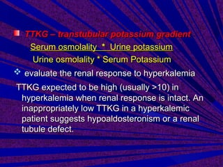 Hyperkalemia in children | PPT