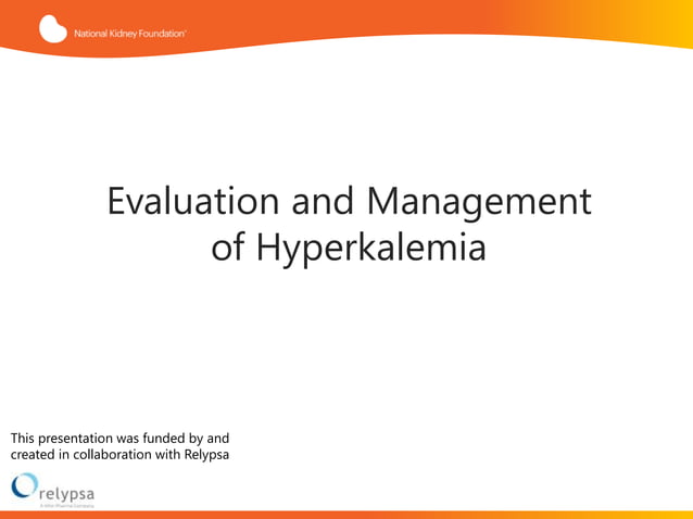 Hyperkalemia | PPTX | Heart and Cardiovascular Diseases | Diseases and ...
