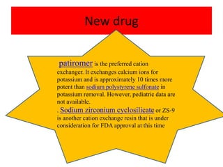 Hyperkalemia new | PPTX | Endocrine and Metabolic Diseases | Diseases ...