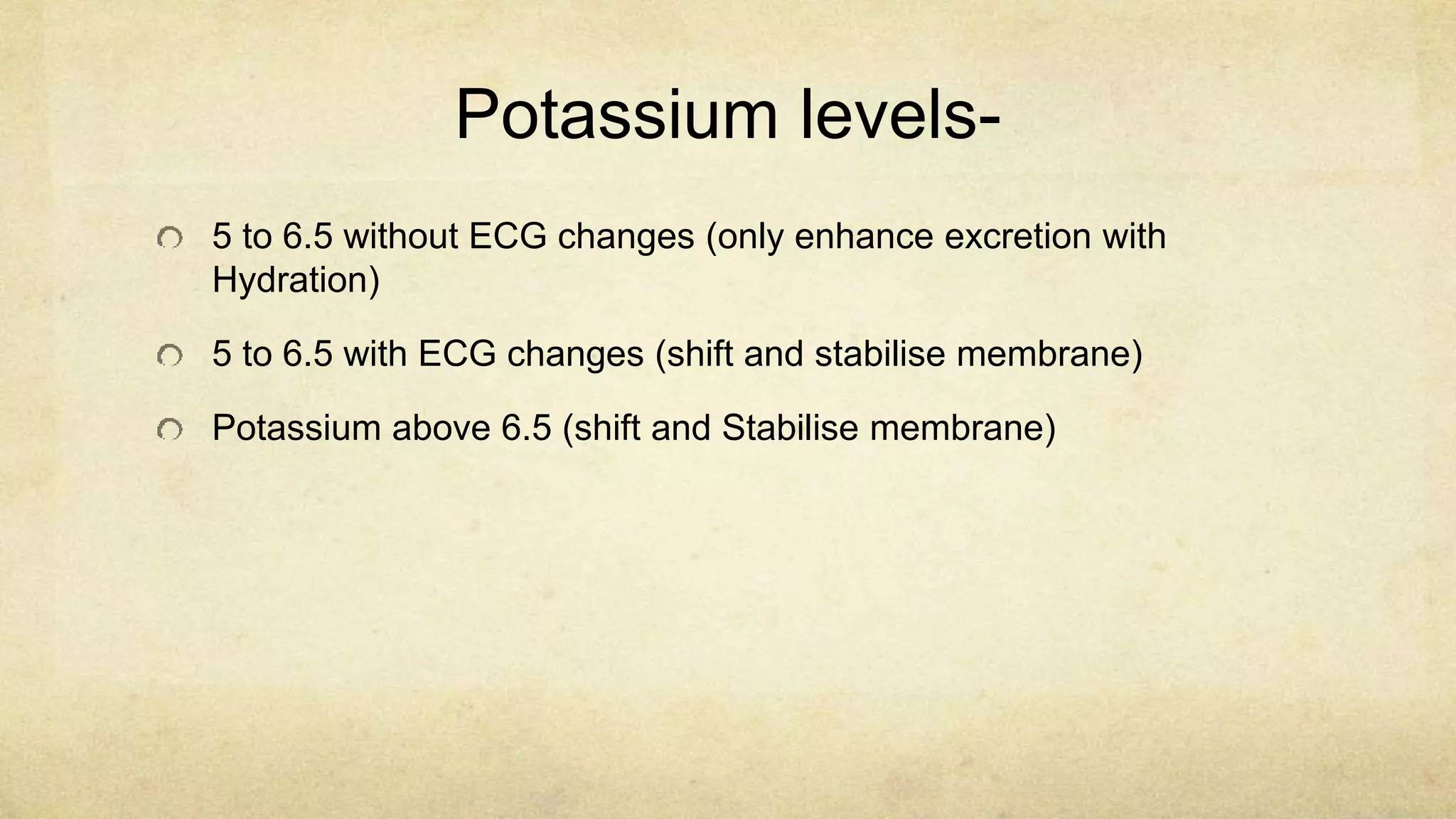 Hyperkalemia pathophysiology and treatment | PPTX