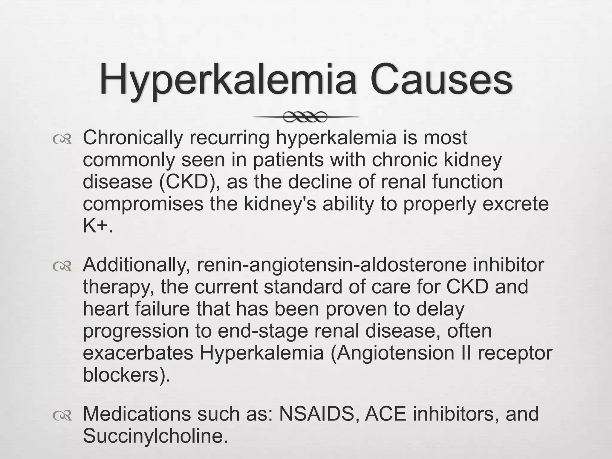 Hyperkalemia protocol presentation | PPTX