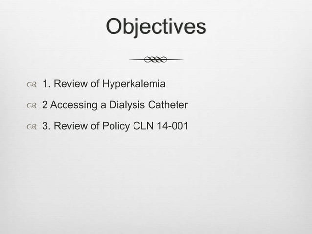 Hyperkalemia protocol presentation | PPTX | Blood Disorders | Diseases ...