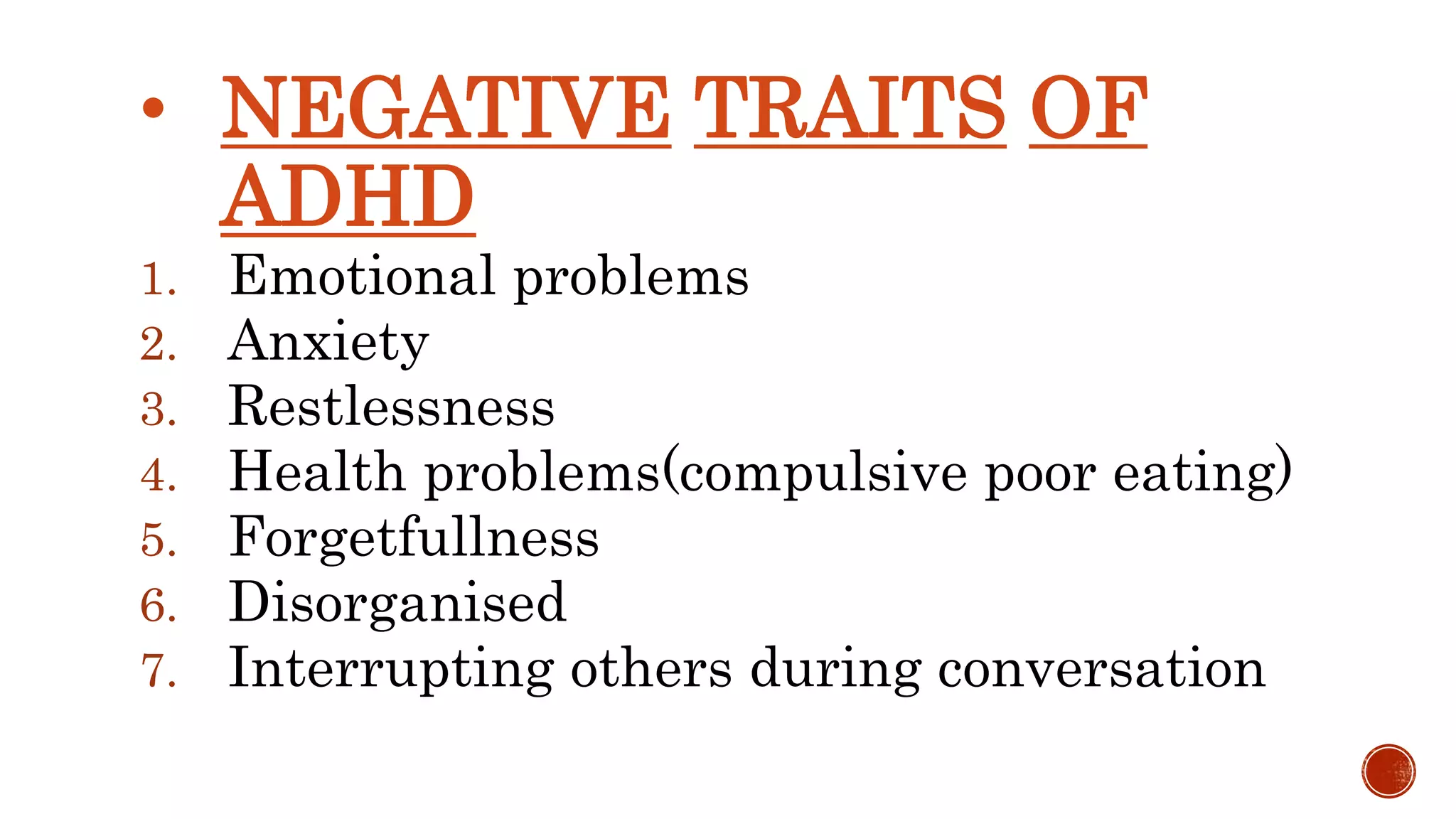 Hyper kinetic disorder | PPTX | Mental Health | Diseases and Conditions