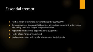 hyperkinetic dysarthria N.pptx lecture dysarthria lecture | PPTX