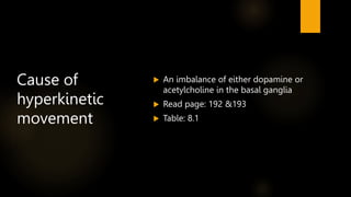 hyperkinetic dysarthria N.pptx lecture dysarthria lecture | PPTX