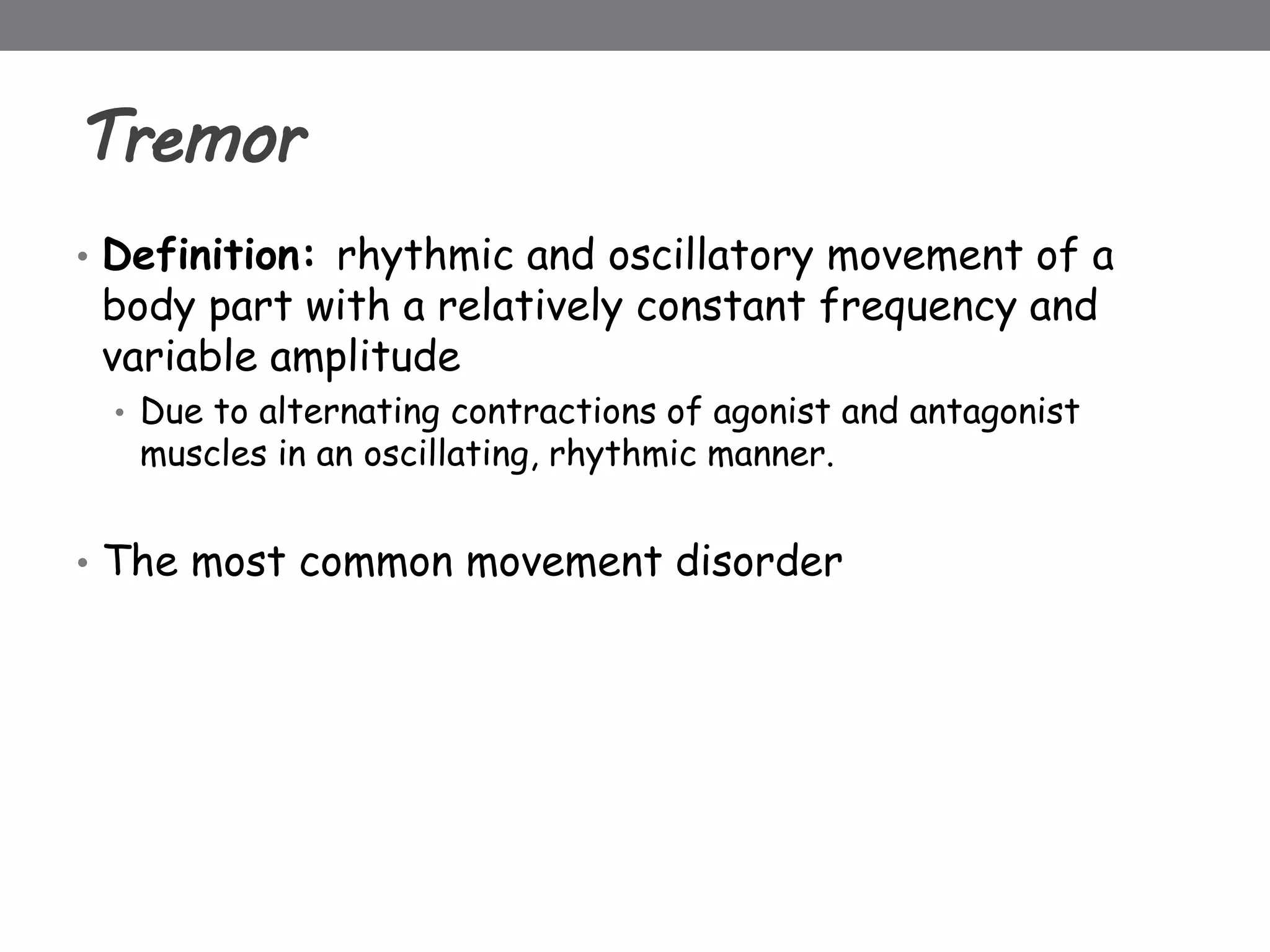Hyperkinetic Motor Disorders.pptx