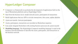 Hyperledger Fabric and Tools | ODP