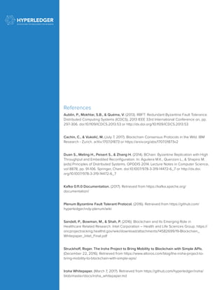 Hyperledger Architecture > Volume 1 | PDF