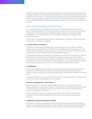 Hyperledger Architecture Vol 2 > Smart Contracts | PDF
