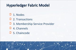 SITIST 2018 Part 2 - Hyperledger Fabric Blockchain Development | PPT