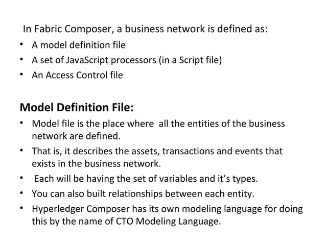 Introduction To Hyperledger Composer | PPT