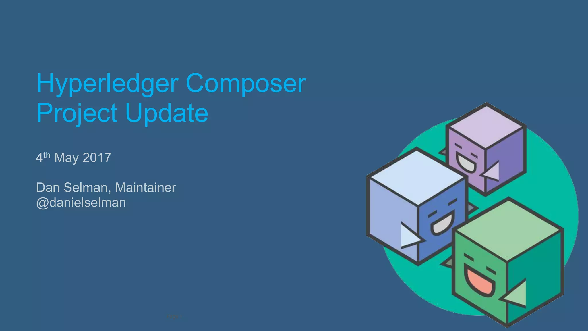 Hyperledger Composer Update 2017-04-05 | PPT