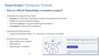 Hyperledger Composer Update 2017-04-05 | PPT