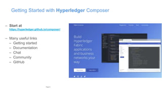 Hyperledger Composer Update 2017-04-05 | PPT