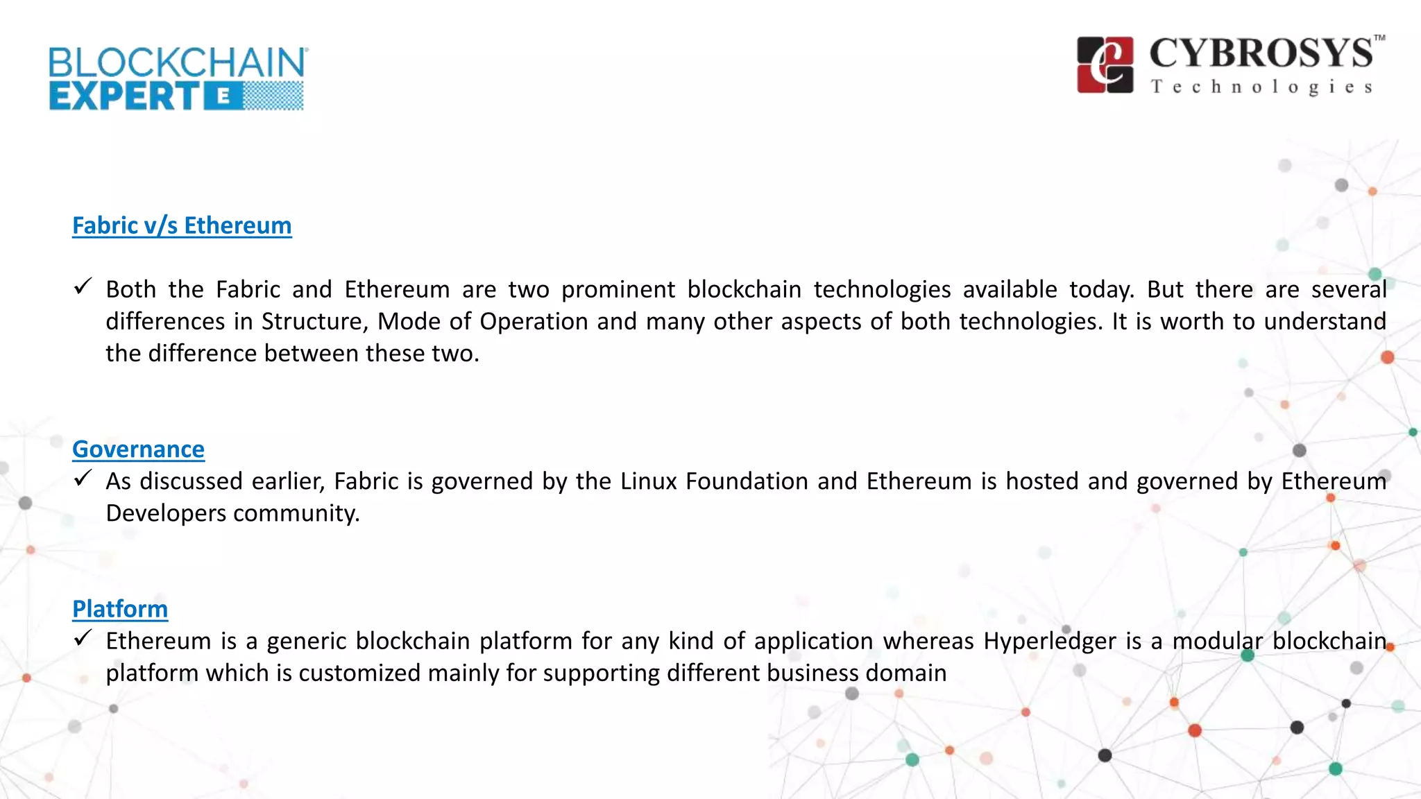 Hyperledger fabric | PPTX