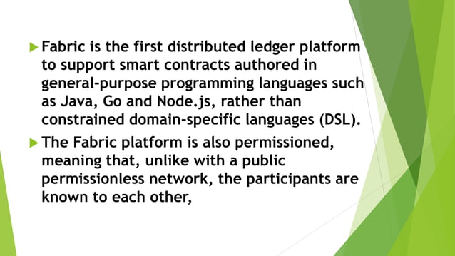 HYPERLEDGER FABRIC.pptx | Computer Networking | Computing