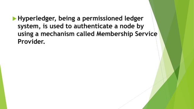 HYPERLEDGER FABRIC.pptx | Computer Networking | Computing