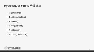 1908 Hyperledger Fabric 소개 및 첫 네트워크 구축하기 | PPT