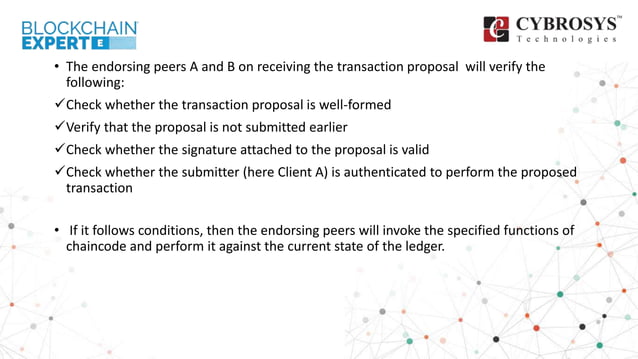Hyperledger fabric architecture | PPTX