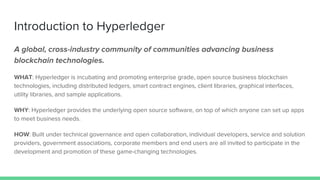 Hyperledger fabric building your first network walkthrough | PPTX