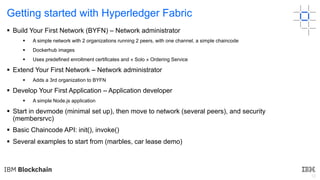 Hyperledger Fabric - Blockchain for the Enterprise - FOSDEM 20190203 | PPT