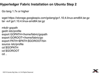 Hyperledger Fabric Hands-On | PPTX