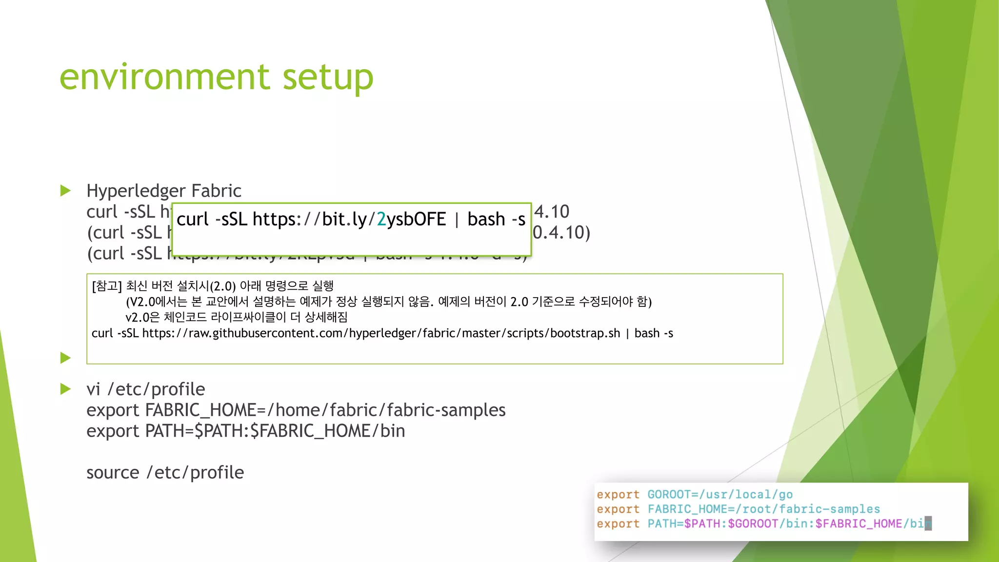 Hyperledger Fabric practice (v2.0) | PPT