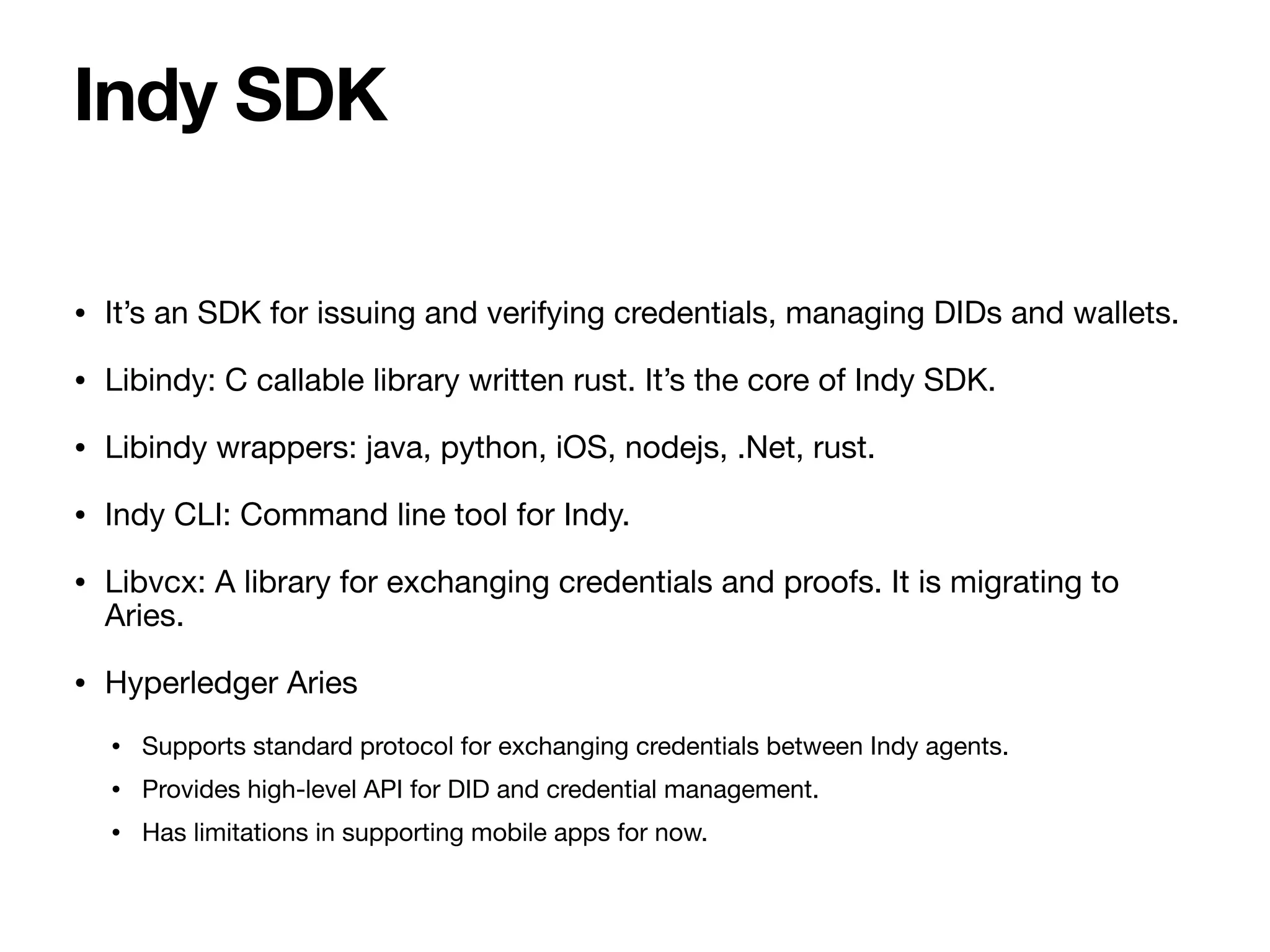 Hyperledger Indy tutorial | PDF