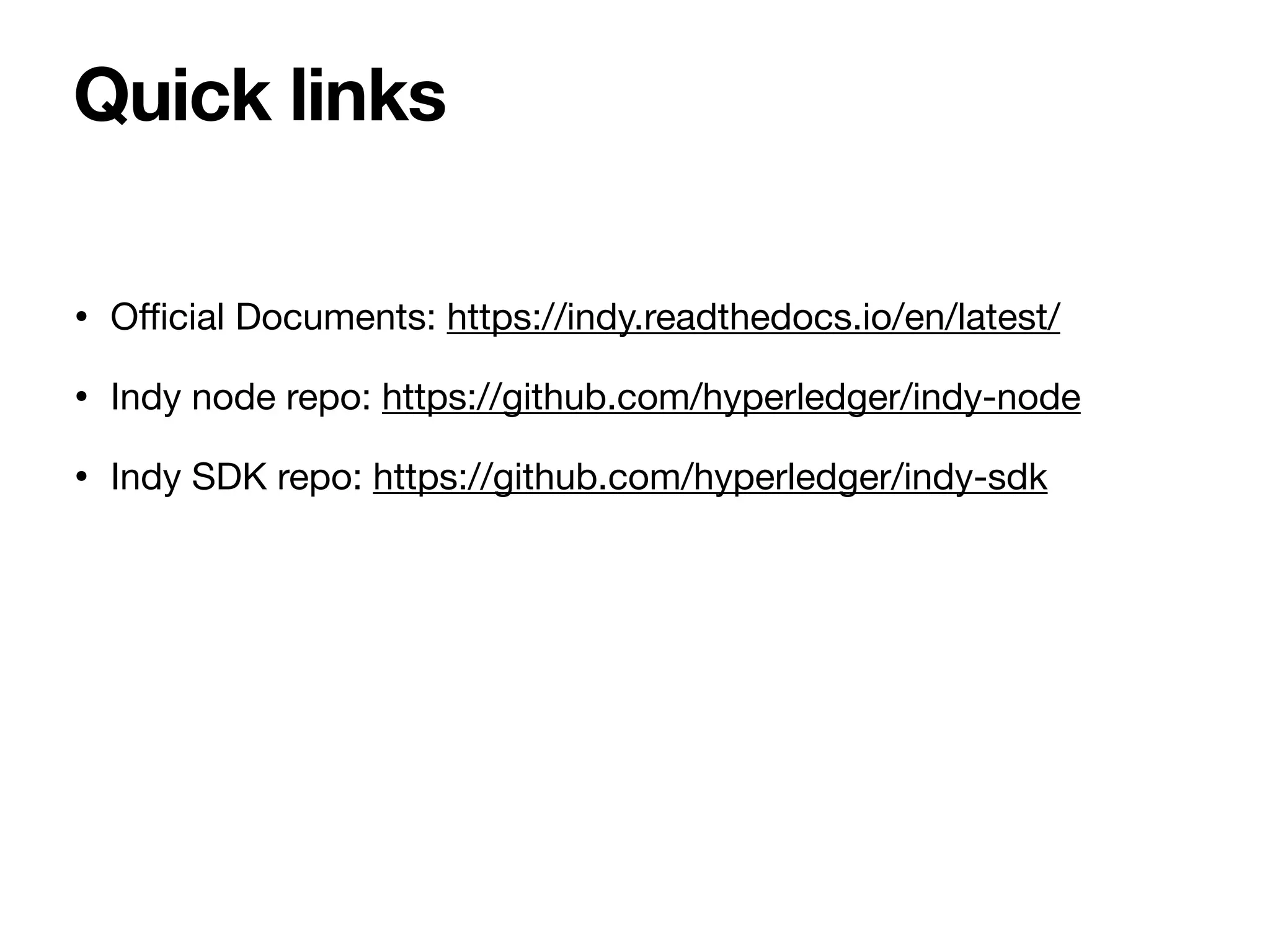 Hyperledger Indy tutorial | PDF