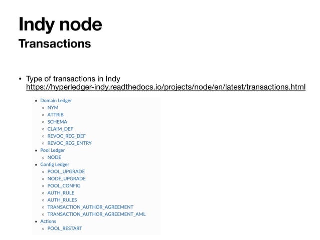 Hyperledger Indy tutorial | PDF
