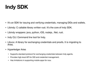 Hyperledger Indy tutorial | PDF