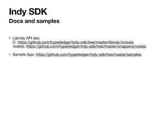Hyperledger Indy tutorial | PDF