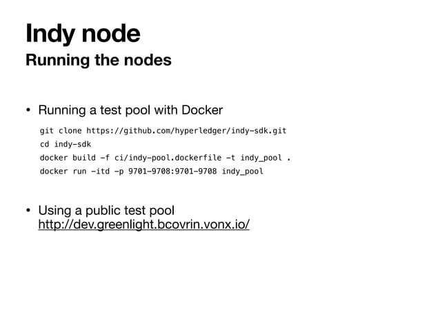 Hyperledger Indy tutorial | PDF